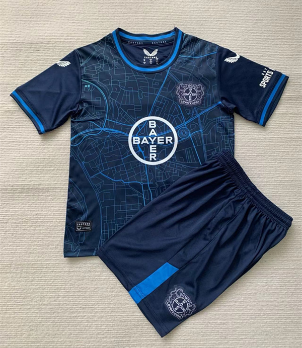 2024-2025 Special Version Bayer 04 Leverkusen Royal Blue Soccer Uniform ...