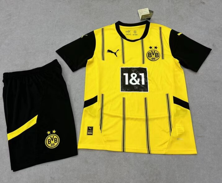 2024-2025 Borussia Dortmund Home Yellow Soccer Uniform-718,Borussia ...